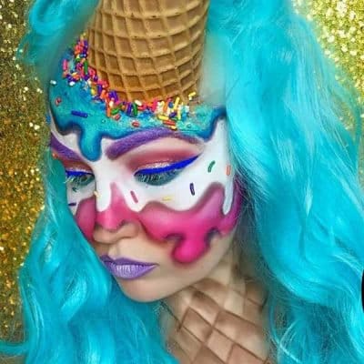 Ice-cream Make-up - We Are Drooling Over This Ice Cream Makeup