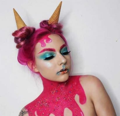 Ice-cream Make-up - We Are Drooling Over This Ice Cream Makeup
