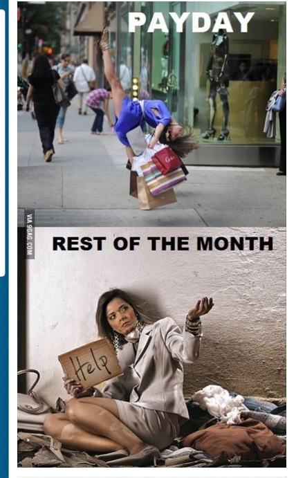 7 Hilarious Illustrations On How We Feel Before Payday - Youngisthan.in