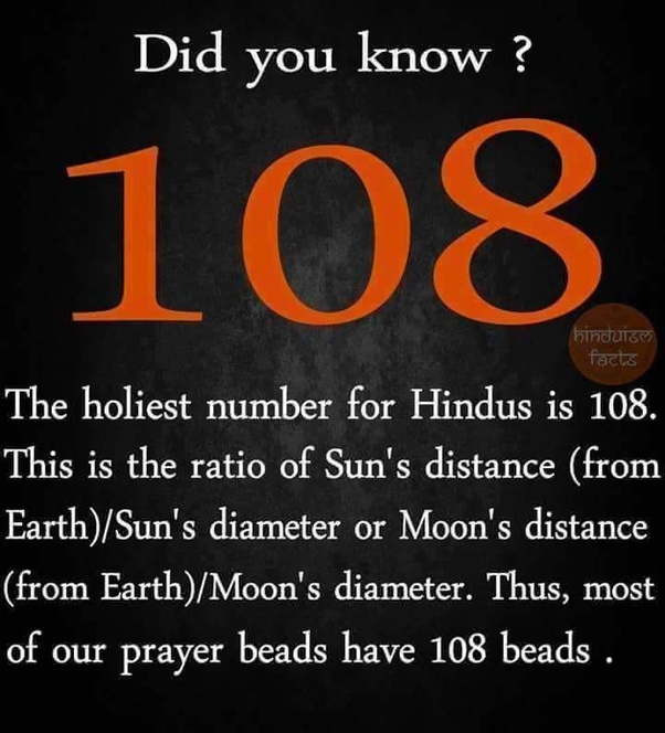 Did you know that 108 Is Sacred Number In Hinduism?